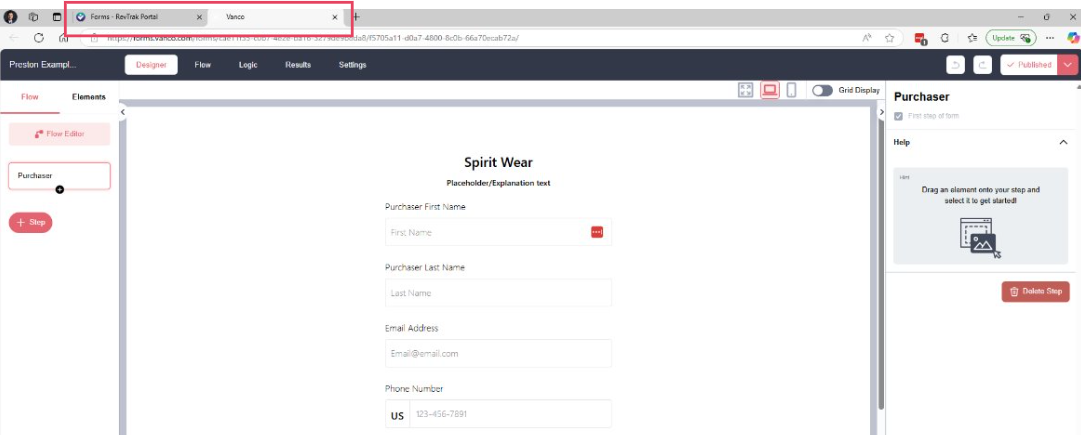 How to Create a Form – Vanco