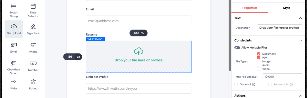 File Upload – Vanco