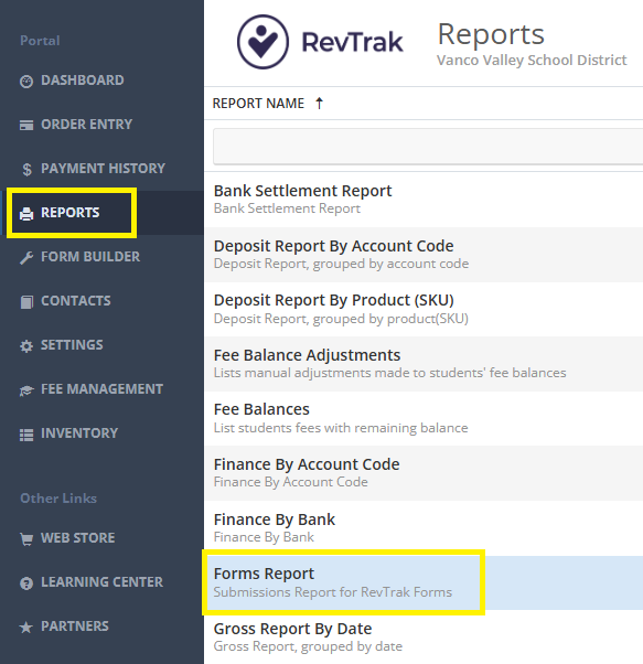 Accessing Reporting On-Demand – Vanco